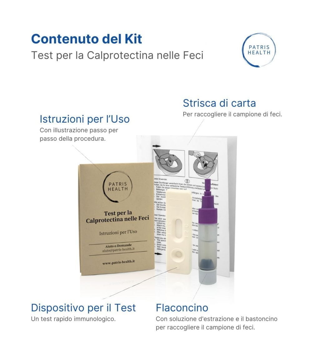 Test per la Calprotectina nelle Feci Patris Health®